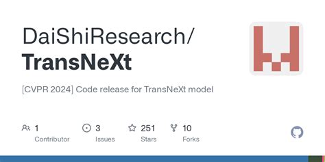 Issues DaiShiResearch TransNeXt GitHub