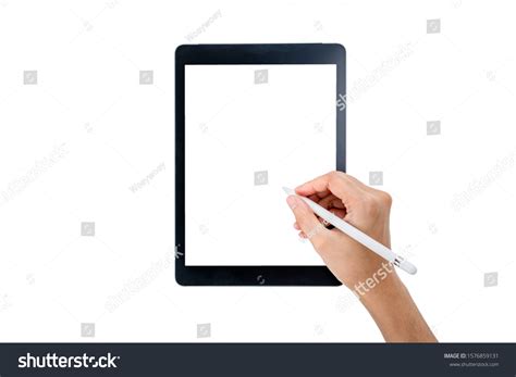 Hand Holding A Stylus Pen Over 3640 Royalty Free Licensable Stock