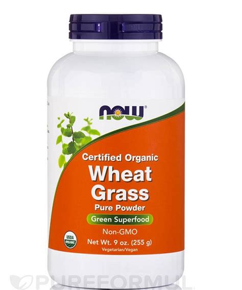 Now Wheatgrass Powder 255gm Ehealth Kenya