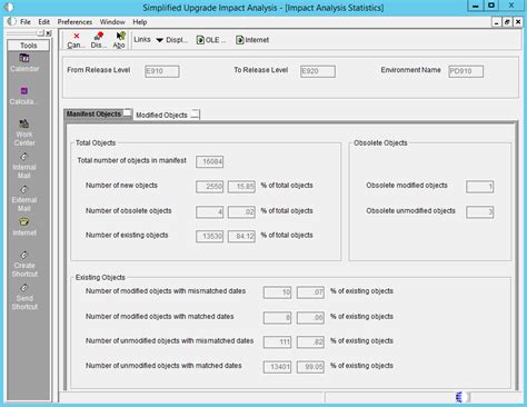 Using The Simplified Upgrade Impact Analysis Program P96711