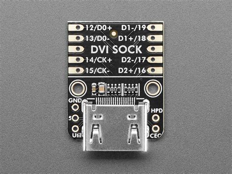 Adafruit Dvi Sock For Pico Works With Hdmi Displays Id 5957 Adafruit Industries Unique