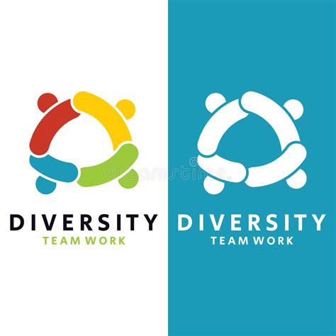 Colorful Diversity Logo Template Icon Of Unity Friendship Community