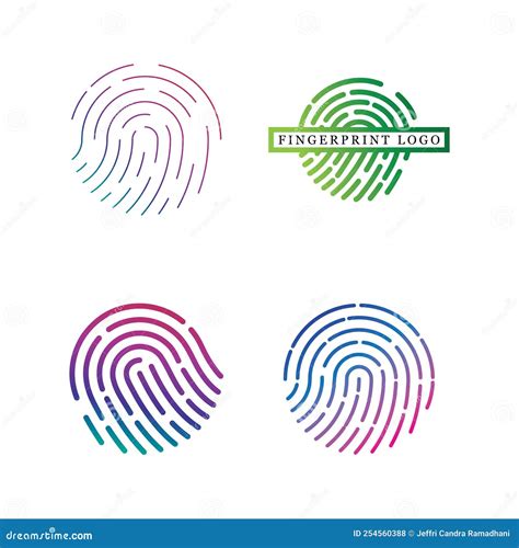 Fingerprint Logo Vector Illustration Stock Vector Illustration Of Finger Thumbprint 254560388 Fingerprint Logo Vector Illustration Stock Vector Illustration Of Finger Thumbprint 254560388