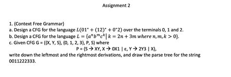 solved 2 design a pda for the language l {0m 1n m nor n