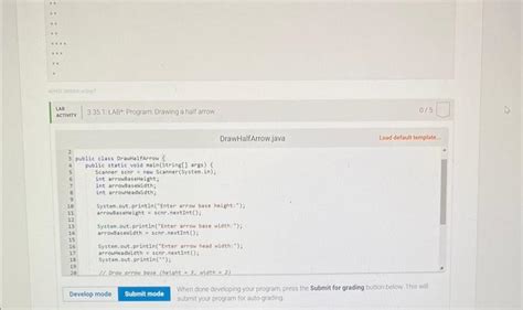 Solved This Program Outputs A Downwards Facing Arrow Chegg