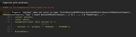 How To Fix Styled Components Prop Types Issue In Typescript