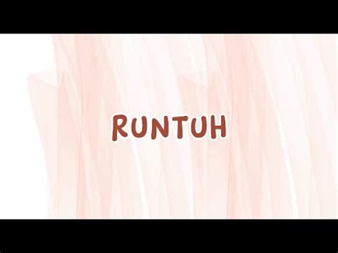 Feby Putri Feat Fiersa Besari Runtuh Lirik YouTube