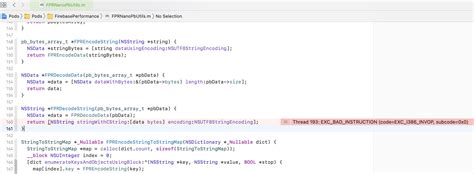FPRSessionDetails Attempted To Dereference Garbage Pointer Issue Firebase Firebase