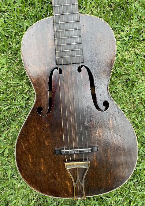 C1916 Weymann Style 30 ‘f Hole Acoustic Guitar Leaving This World