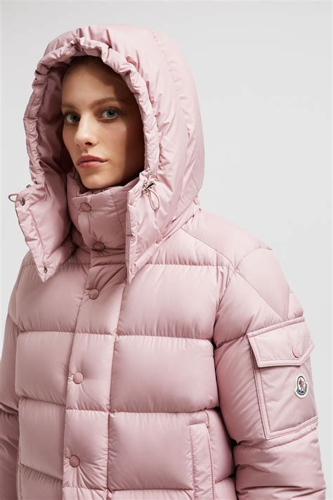 Light Pink Moncler Maya 70 Short Down Jacket Short Down Jackets For