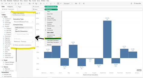 Quick Table Calculations Part 3 Percent Difference The Data School