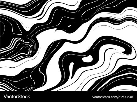 Abstract Wavy Seamless Pattern Trendy Royalty Free Vector