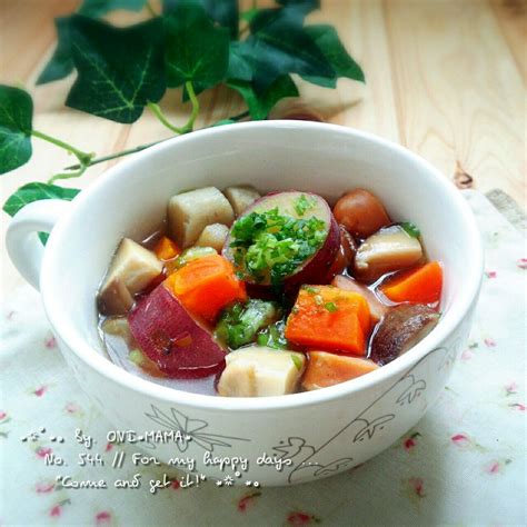 根菜野菜ゴロゴロの和風ミネストローネonimama Snapdish スナップディッシュ Idjmyhta