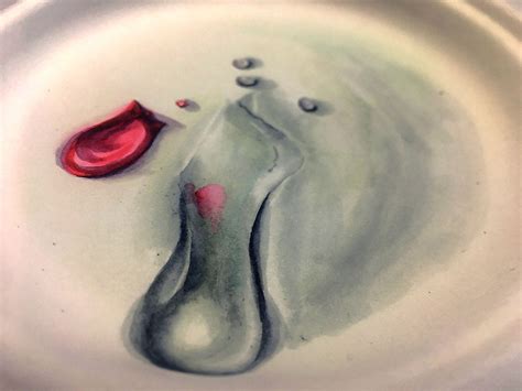 艺术手绘纸盘画水滴画法详细步骤如何做树叶粘贴画 有点网 好手艺