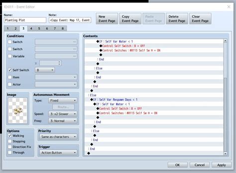 Farming System Using Yanflys Self Switches And Variables Rpg Maker