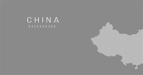 中國國圖背拉圖由半色調點圖案製成 向量圖在灰色背景上隔離向量圖形及更多亞洲圖片 亞洲 全球性 北京 Istock