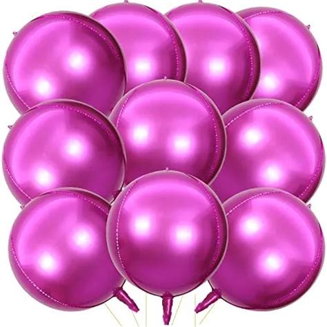 12 Globos Orbz 4d 22 PuLG Varios Colores Decoracion Fiesta Meses Sin
