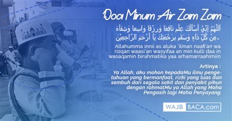 Doa Ketika Minum Air Zam Zam Untuk Kesembuhan Penyakit Sesuai Sunnah Nabi