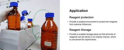 Stonylab Amber Glass Graduated Round Media Storage Bottles With Gl45