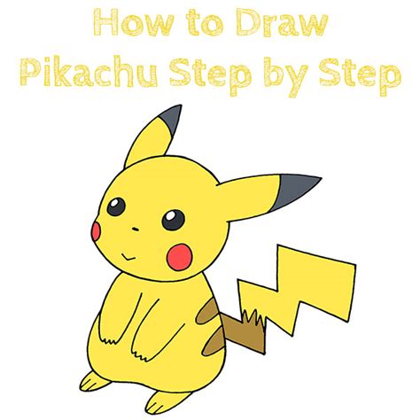 How To Draw Pikachu How To Draw Easy