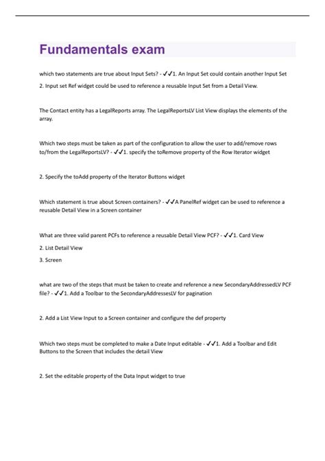 Fundamentals Questions With 100 Correct Answers Verified