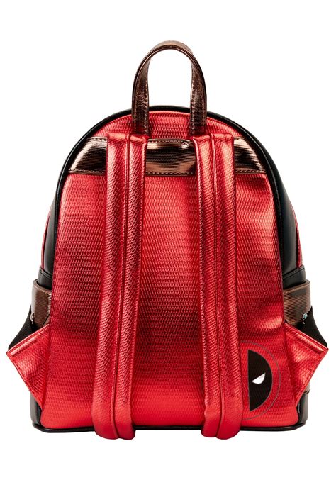 Marvel Loungefly Metallic Deadpool Cosplay Mini Backpack