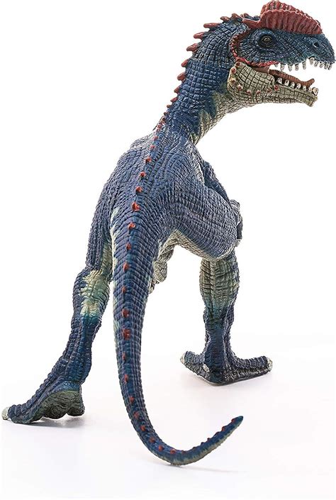 Figura Dinosaurios Dilofosaurio Pintado A Mano Jugando Y Educando