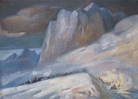 艾中信 1955年作 雪山行旅广州嘉德 2006广州冬季卖会 广州华艺国际拍品价格图片拍卖专场拍卖会预展拍卖会结果卓克拍卖频道
