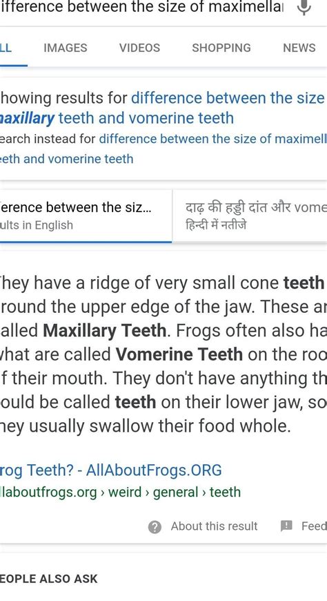 Vomerine Teeth