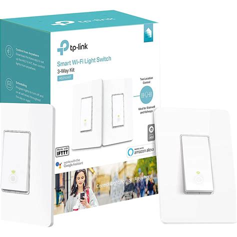 Customer Reviews TP Link Kasa Wi Fi Smart Light Switch Way Kit White HS KIT Best Buy