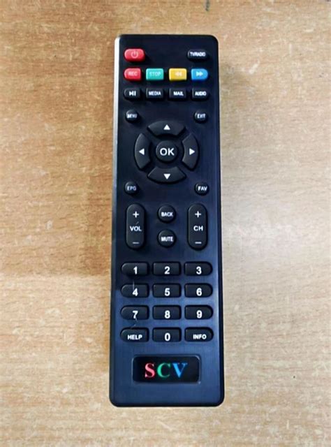 Black Scv Hd Set Top Box Remote Controller Digital At ₹ 26piece In