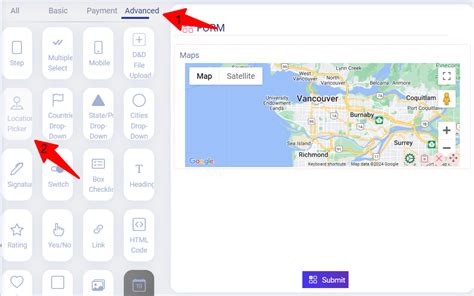 How To Add A Location Picker Geolocation Within Your Form White