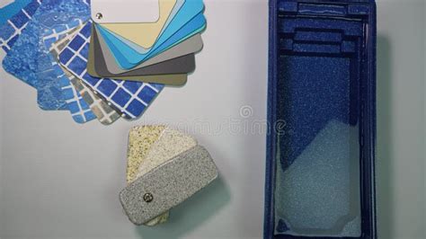 Pool Design Vinyl Samples For Swimming Pool Stop Motion Animation Of