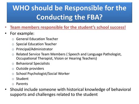 Ppt Functional Behavioral Assessment Behavior Intervention Plan Fba