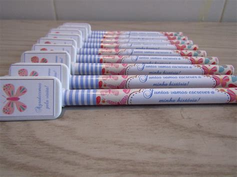 Caneta Personalizada Jardim Borboletas Elo7 Produtos Especiais