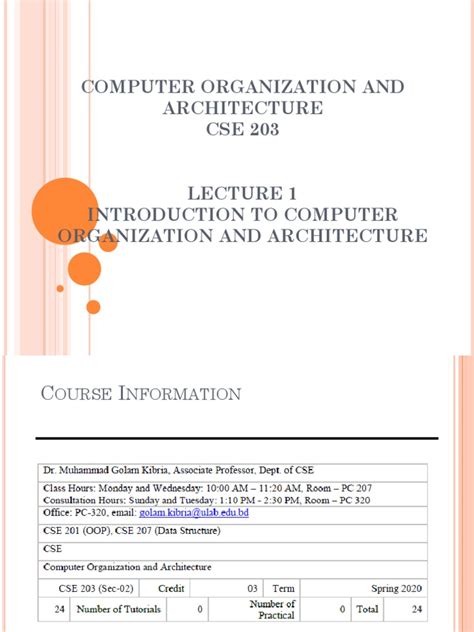 lecture 1 sec 2 introduction to computer architecture download