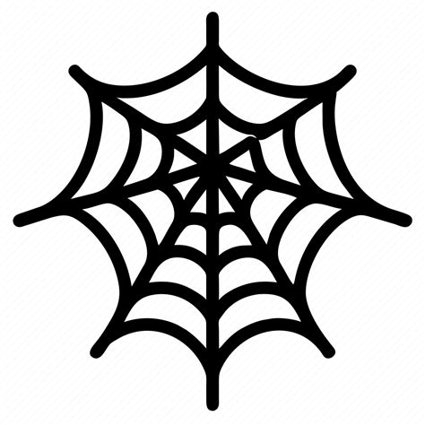 Spidernet Creepy Scary Spooky Halloween Spider Net Icon