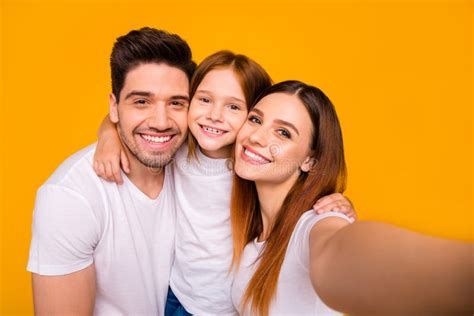 Self Portrait Of Three Nice Attractive Charming Cute Lovely Tender