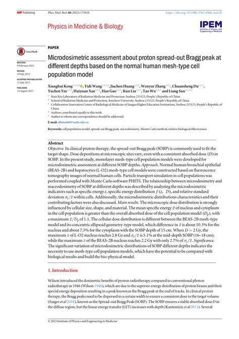 Microdosimetric Assessment About Proton Spread Out Bragg Peak At