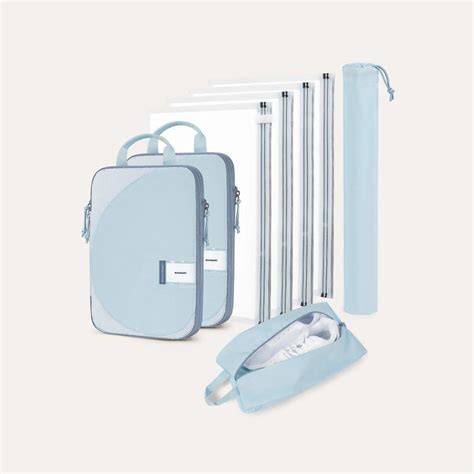 8 Pcs Compression Packing Cubes Travel Smart And Save Space Bagsmart