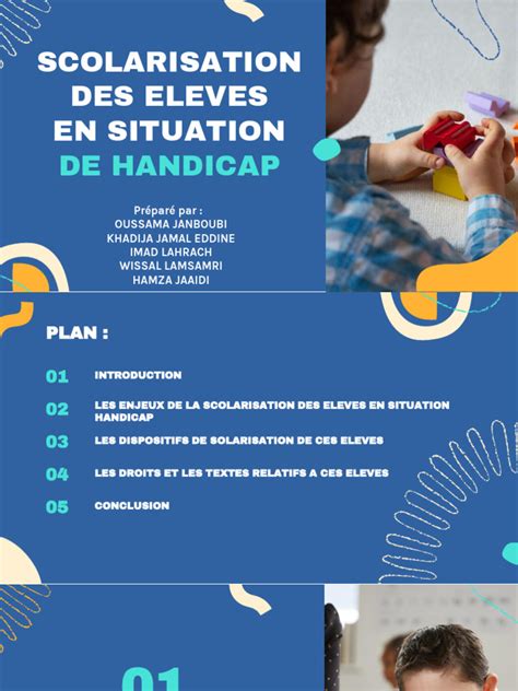 Scolarisation Des Élèves En Situation De Handicap Pdf