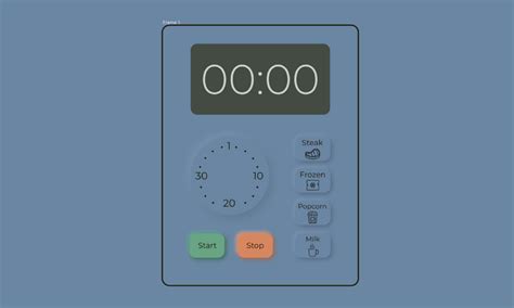 Neumorphic Timer Design Figma