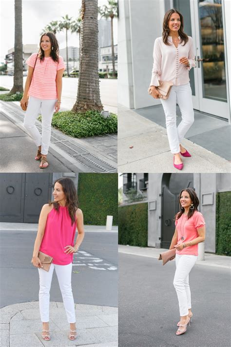 20 Outfits With White Jeans For Summer Lady In Violet Fashion