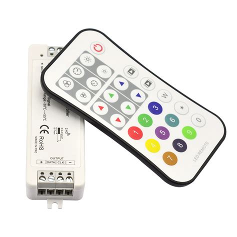 DC V SC R RF G Wireless Receiver SPI LED Controller For Addressable LED Strip Lights