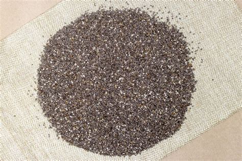 Premium Photo Healthy And Diet Food Chia Seeds Or Superfood In Linen