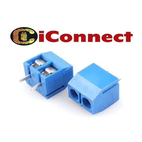 Kf301 2p 3p Screw 5 0mm Terminal Block 2 Pin Pcb Terminal Block