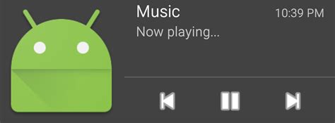 Creating A Media Player Notification Android 9 Development Cookbook