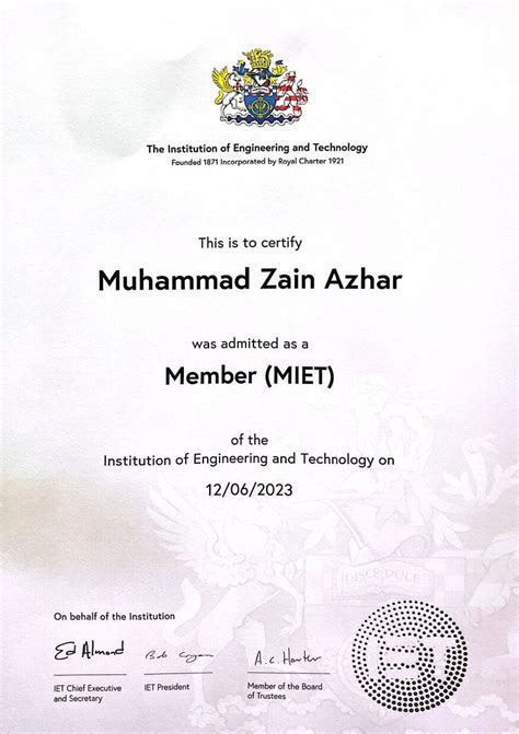 Muhammad Zain Azhar On Linkedin I Am Thrilled To Share That I Have