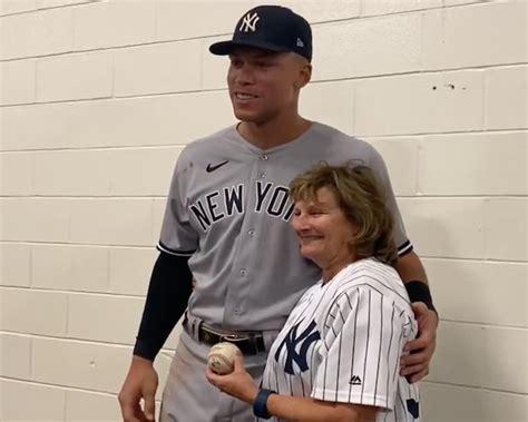 Aaron Judge Giving The No 61 Ball To His Mother Was The Best Possible