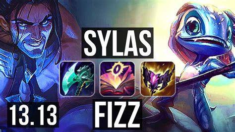SYLAS Vs FIZZ MID 11 2 12 1000 Games 1 2M Mastery Dominating